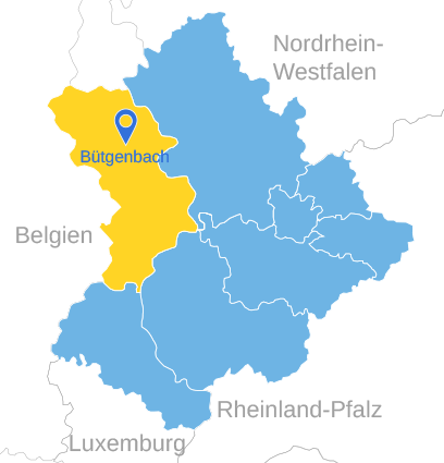 Belgische Eifel Karte